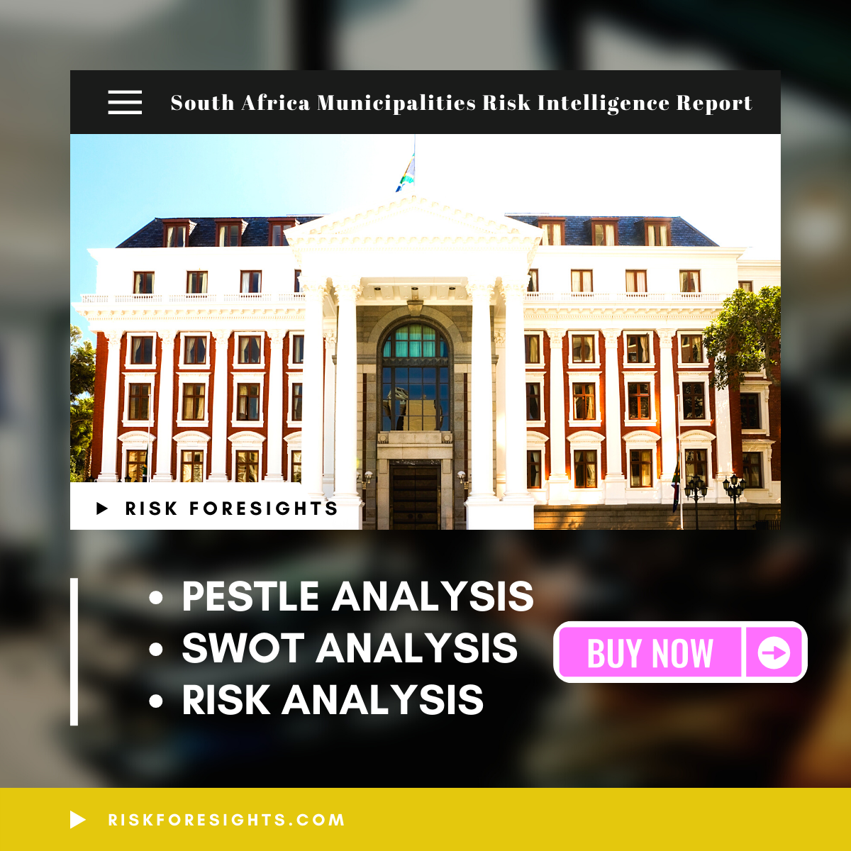 South Africa Municipalities Risk Intelligence Report – Pan Africa e ...